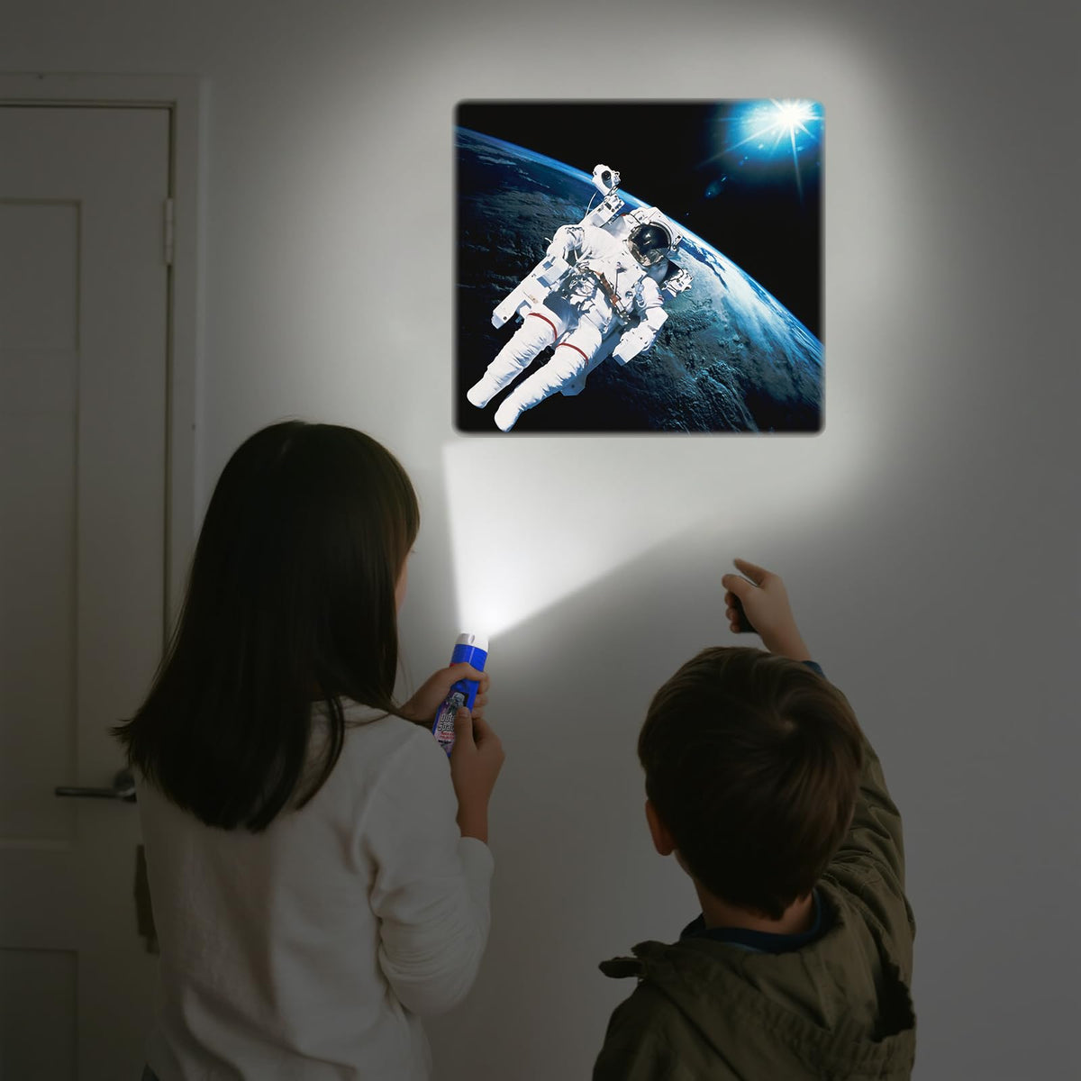 Pup Go Outer Space Projector Flashlight for Kids, STEM Toys, 3 Discs 2 ...