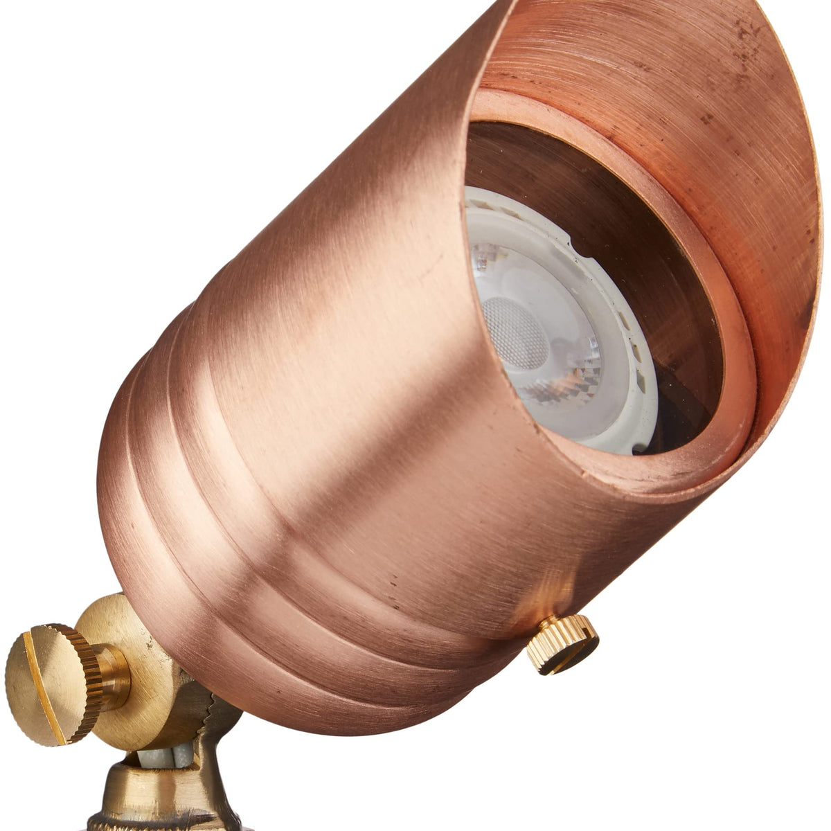 VOLT Fat Boy 12V Solid Copper Outdoor Spotlight for Low Voltage Landscape Lighting of Yard, Lawn ...
