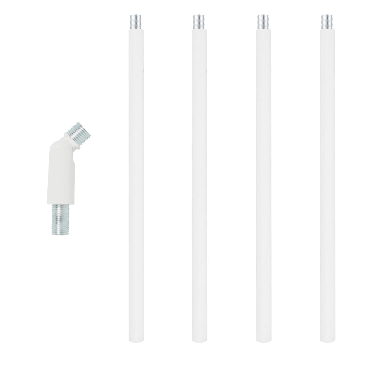SHENGQINGTOP M10 Threaded Extension Rod with Sloped Ceiling Adapter ...