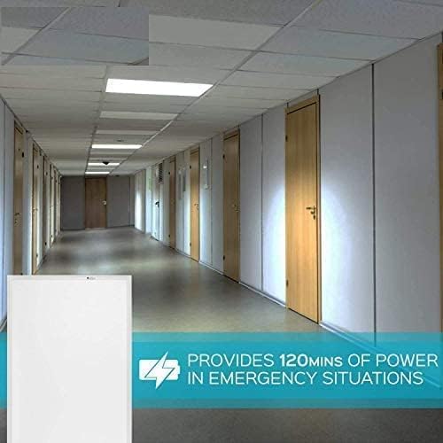 Led Energy Plus 2X4 Led Flat Panel Light With Emergency Battery Backup ...