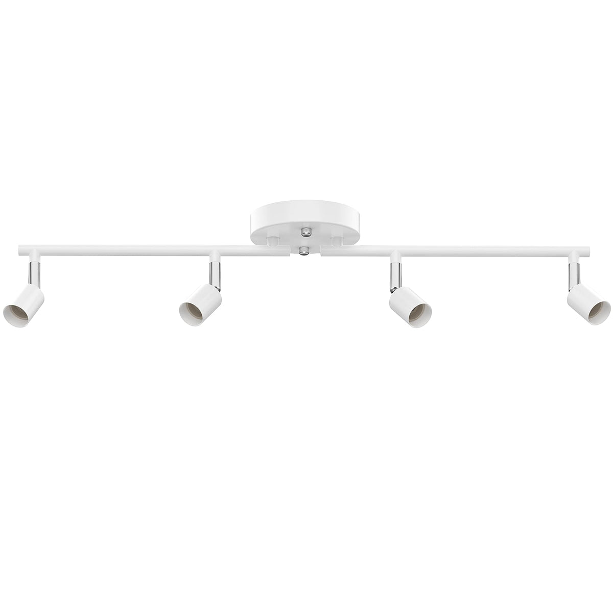 AIBOO Track Lighting Kit, Modern White Ceiling Spot Lighting with ...