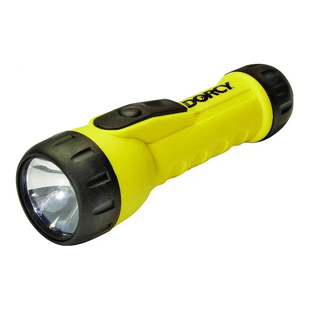 Dorcy Heavy Duty Worklight Flashlight, Model 41-2350, Green, Plastic M ...