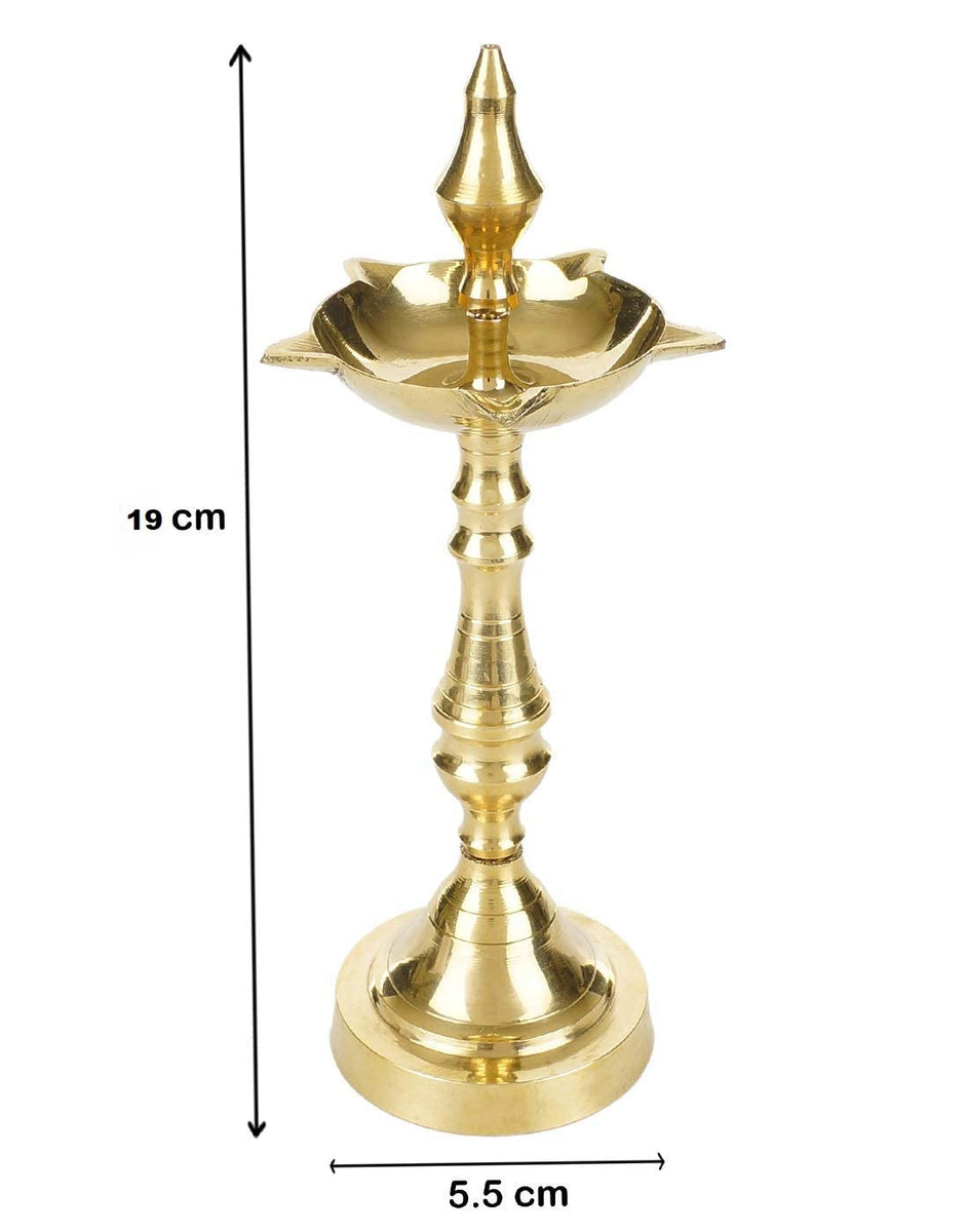 Ansh Boutique Brass Traditional Kerala Brass Oil Or Ghee Diya,Deepak ...
