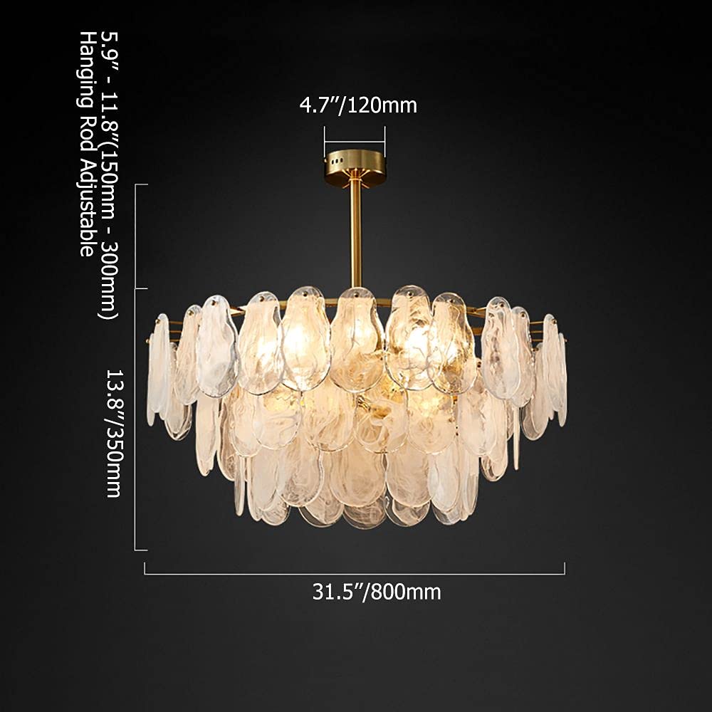 LOVEDIMA Chandelier Gold Multi-Tier Lantern Pendant Lighting, Cloud ...