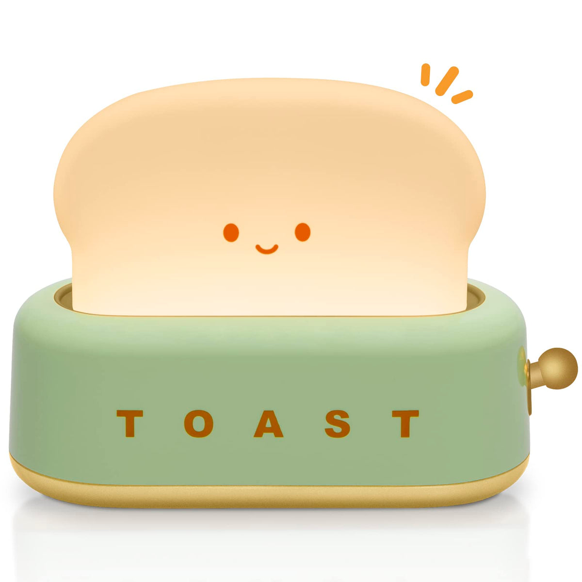 TOOGE Desk Decor Cute Toast Lamp Small Desk Lamp Night Light for Kids ...