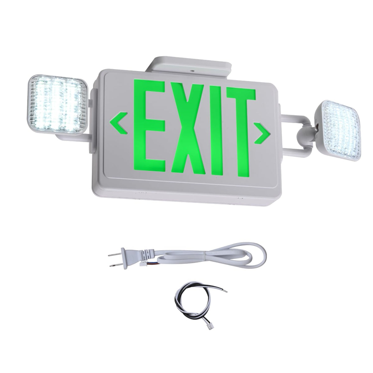 Apmeetlux Green Exit Sign,Emergency Lights for Business with Plug,200lm ...