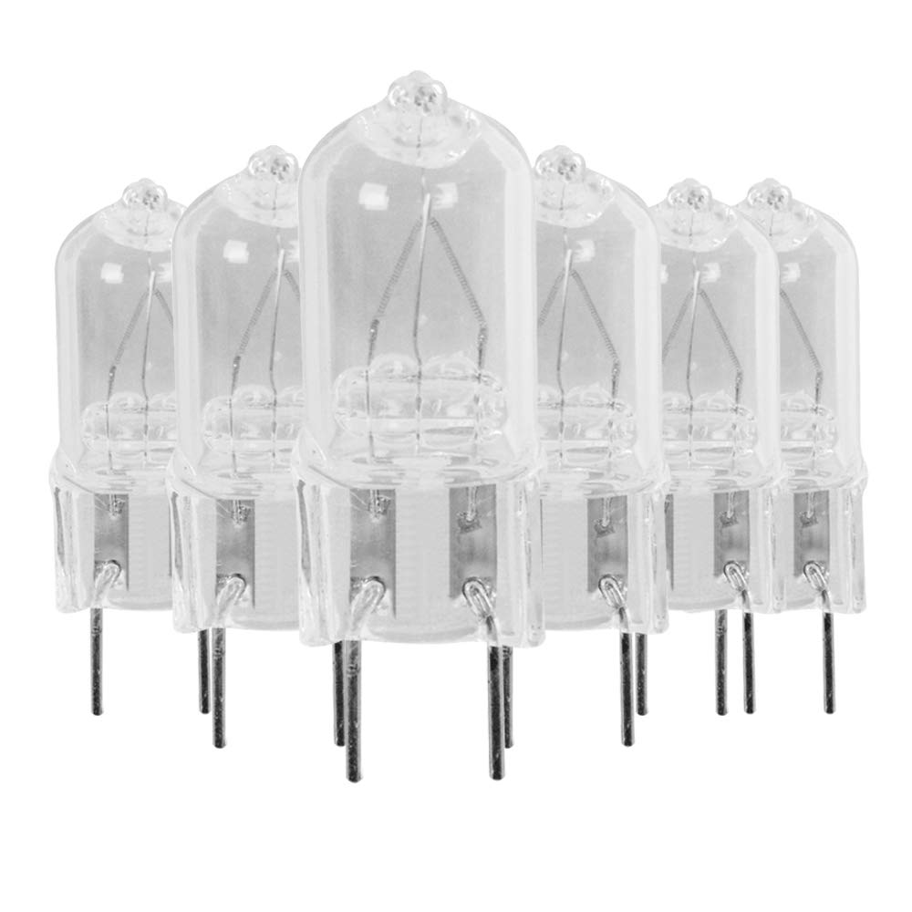 Feit Electric G8 Halogen Light Bulb, 25W Dimmable, 6-Pack, 3000k Warm ...