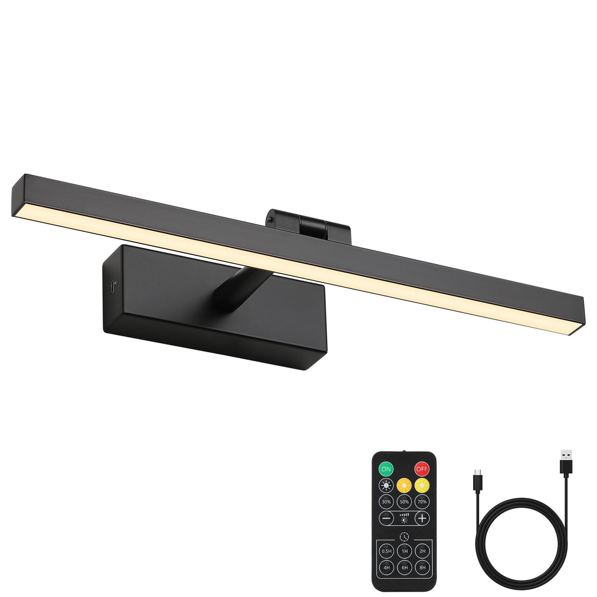 Joosenhouse Battery Operated Picture Light, Wireless Gallery Light wit ...