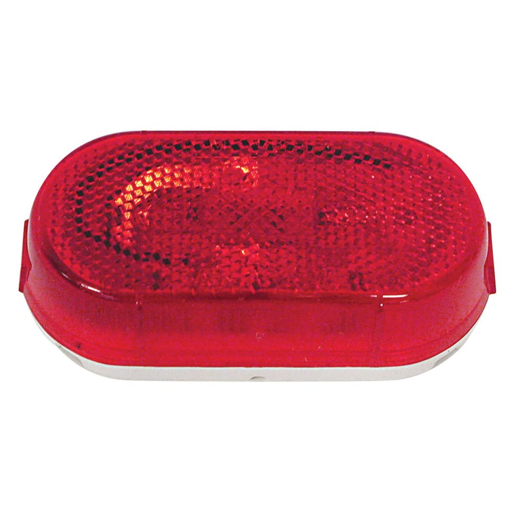 Peterson Manufacturing Red Oval Clearance Marker Lights V108WR Plastic ...