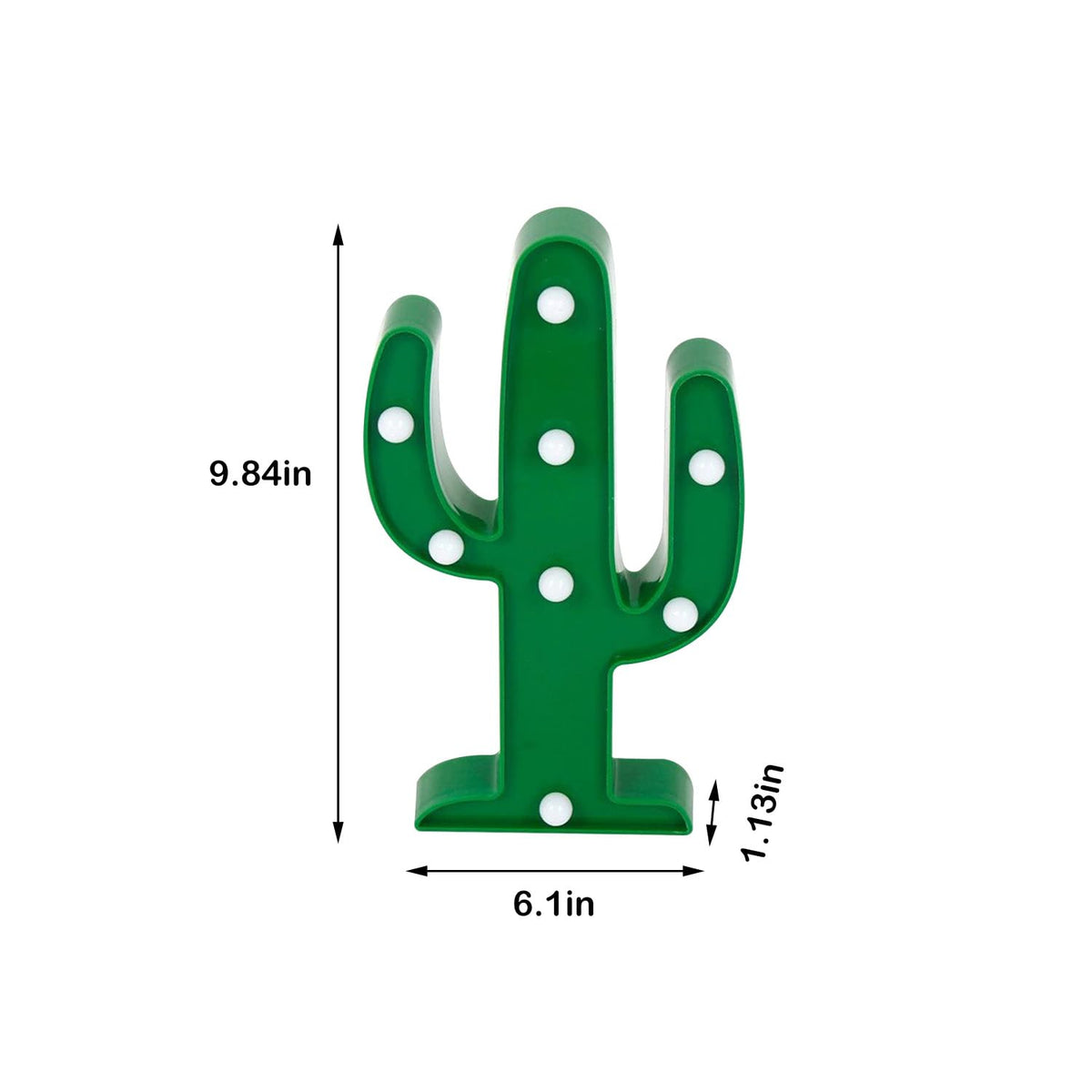 Zuokemy 2 Pieces Large Led Cactus Night Lights, Cactus Party Decoratio ...