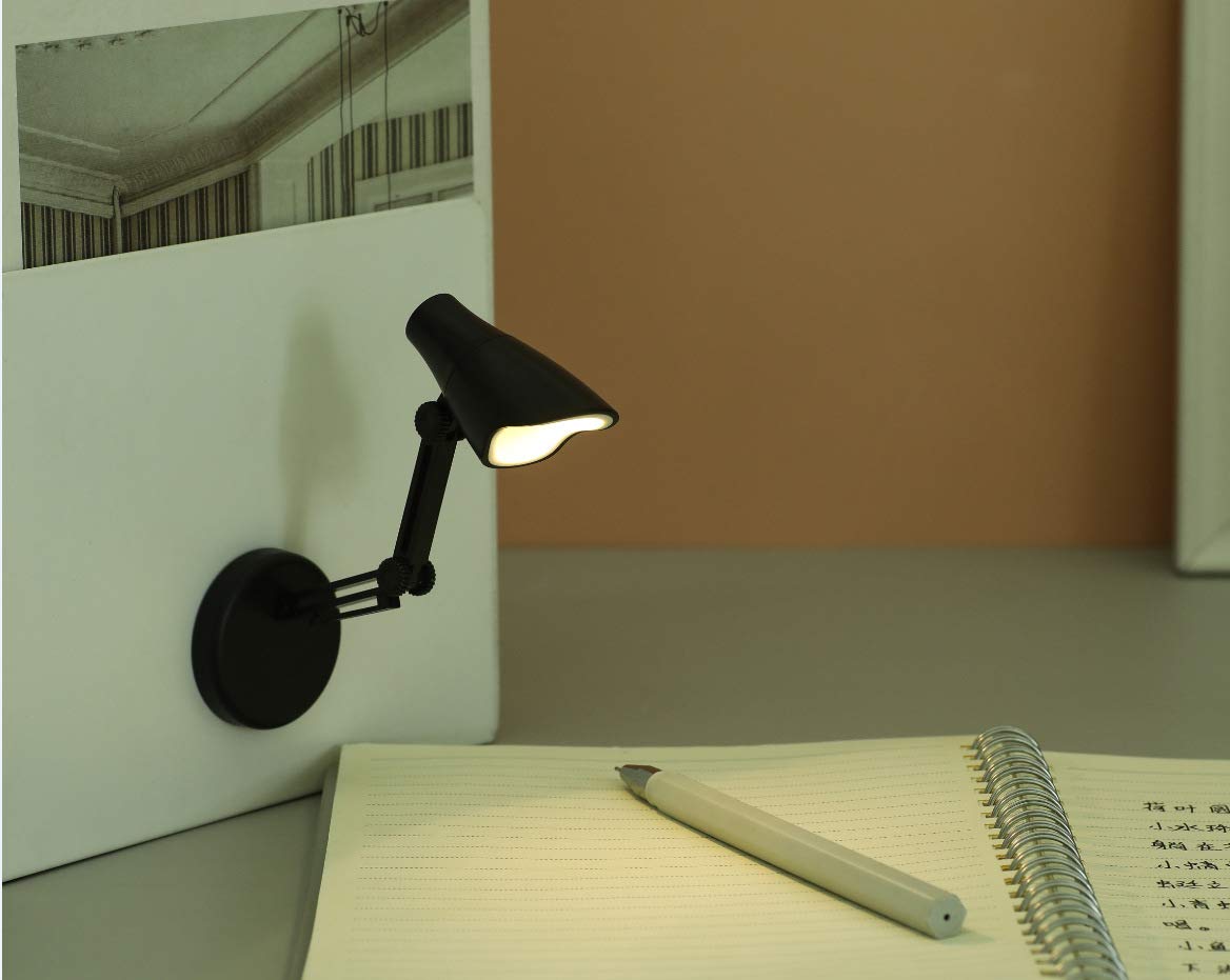 Omeet LED Mini Table Lamp - Foldable Night Reading Light, Portable, Ey ...