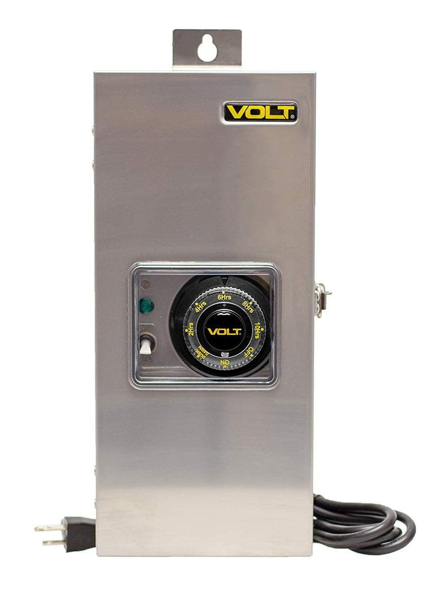 VOLT 300W Slim Line Low Voltage Transformer (12V/15V) with Timer ...