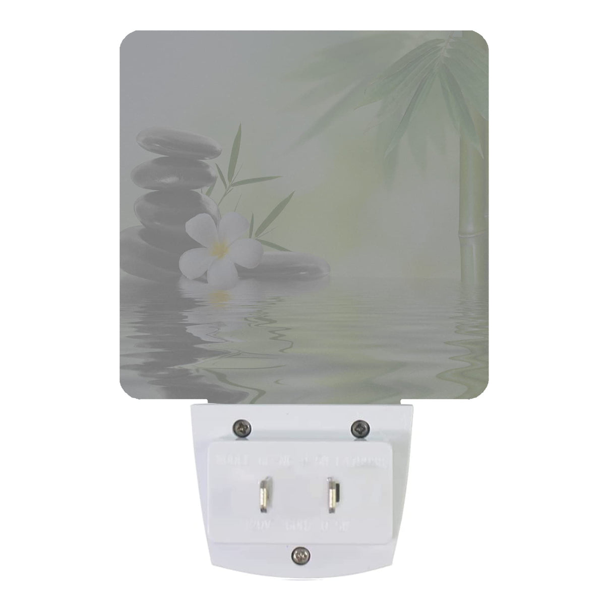 Smoaffly LED Night Light - Zen Stones Bamboo Tree Jasmine Flower, Plug ...
