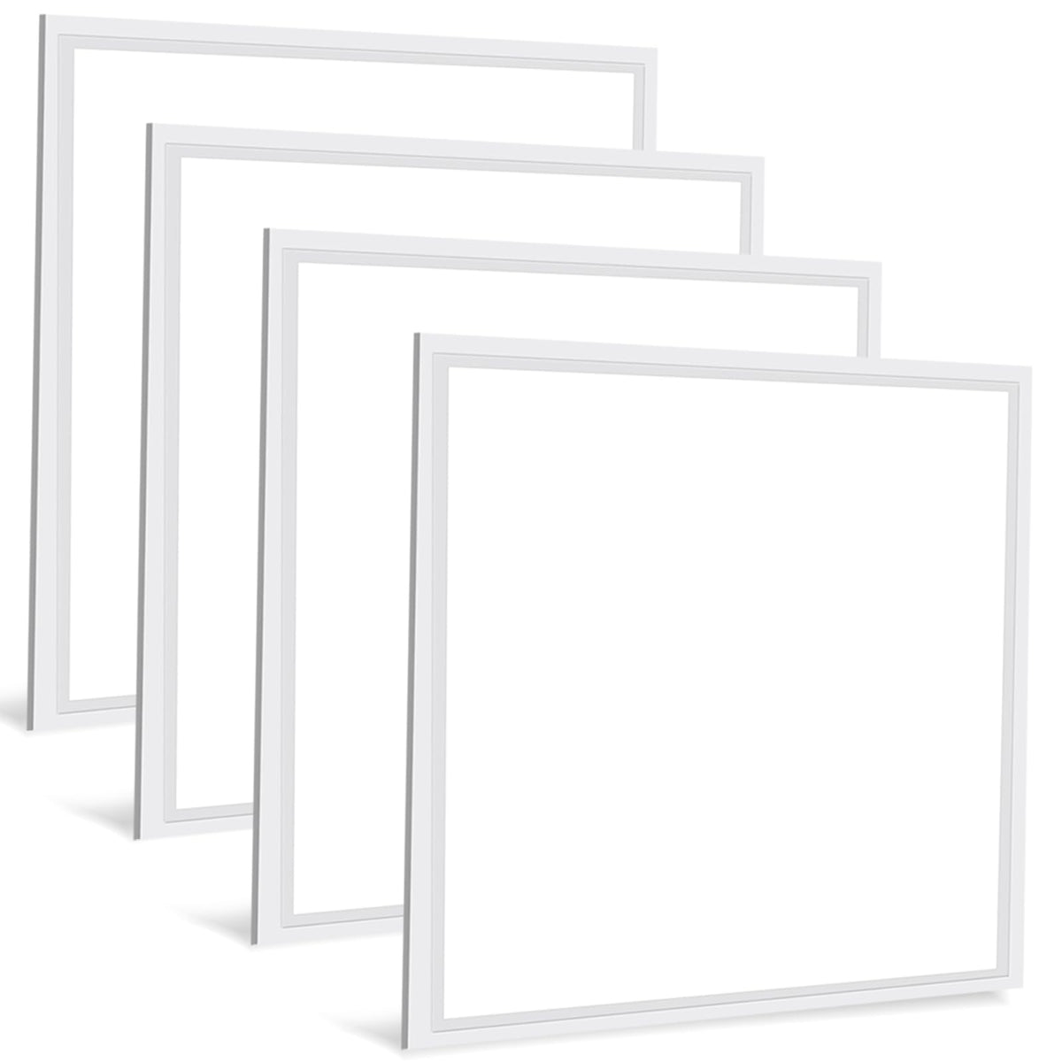 2x2 LED Flat Panel Light 4 Pack, 45W 5800LM 2x2 LED Light Drop Ceiling ...