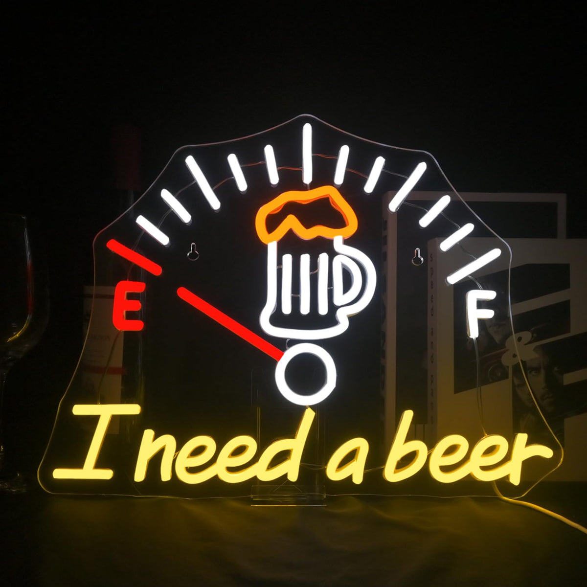 I Need A malt-inspired Neon Sign malt-inspired Led Neon Light Bar Wall ...