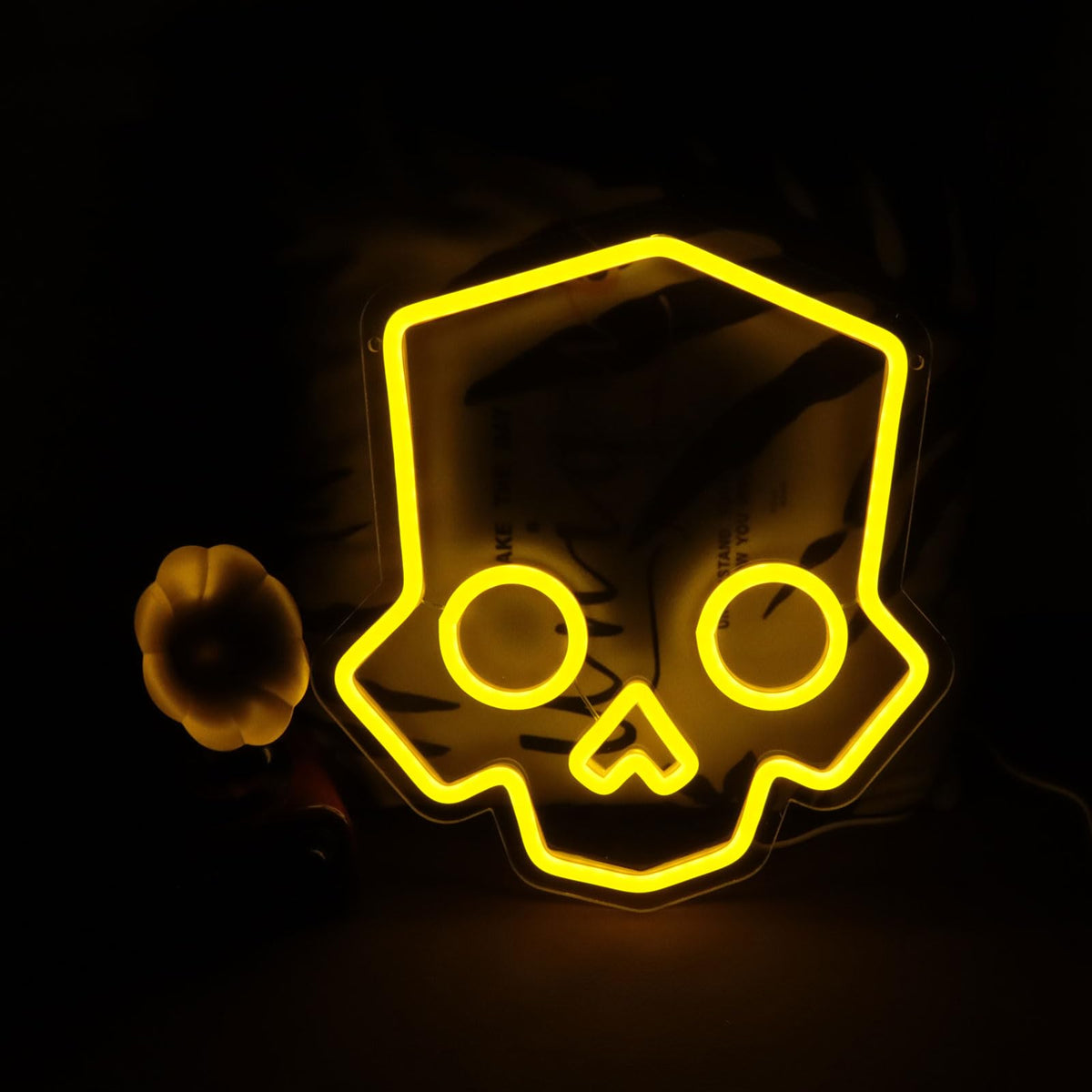 Tiabuy Skull Neon Sign - Hero Diver LED Light Bar, Dimmable, 11x12 Inc ...