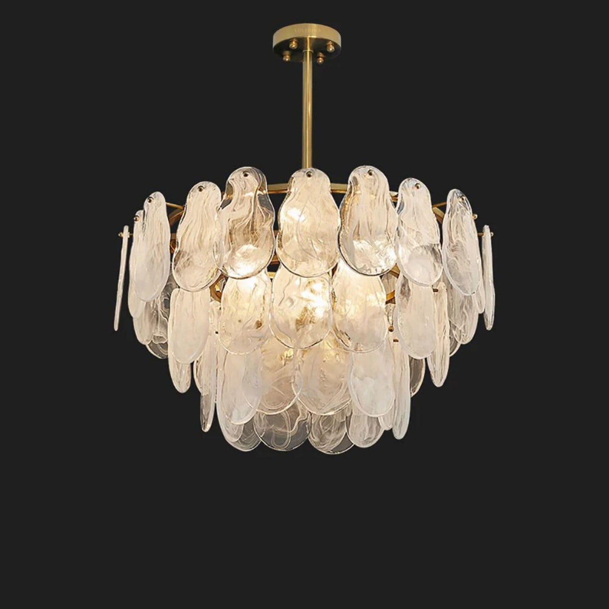LOVEDIMA Gold Dining Room Chandelier Multi-Tier Lantern Pendant ...