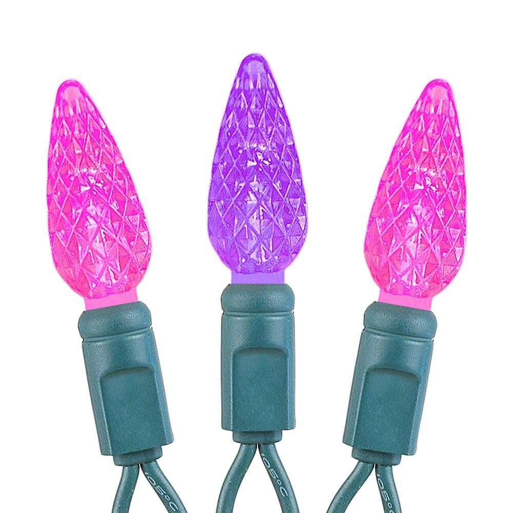Novelty Lights 24Ft 70 Led C6 Led ValentineS Day String Lights Outdoor ...