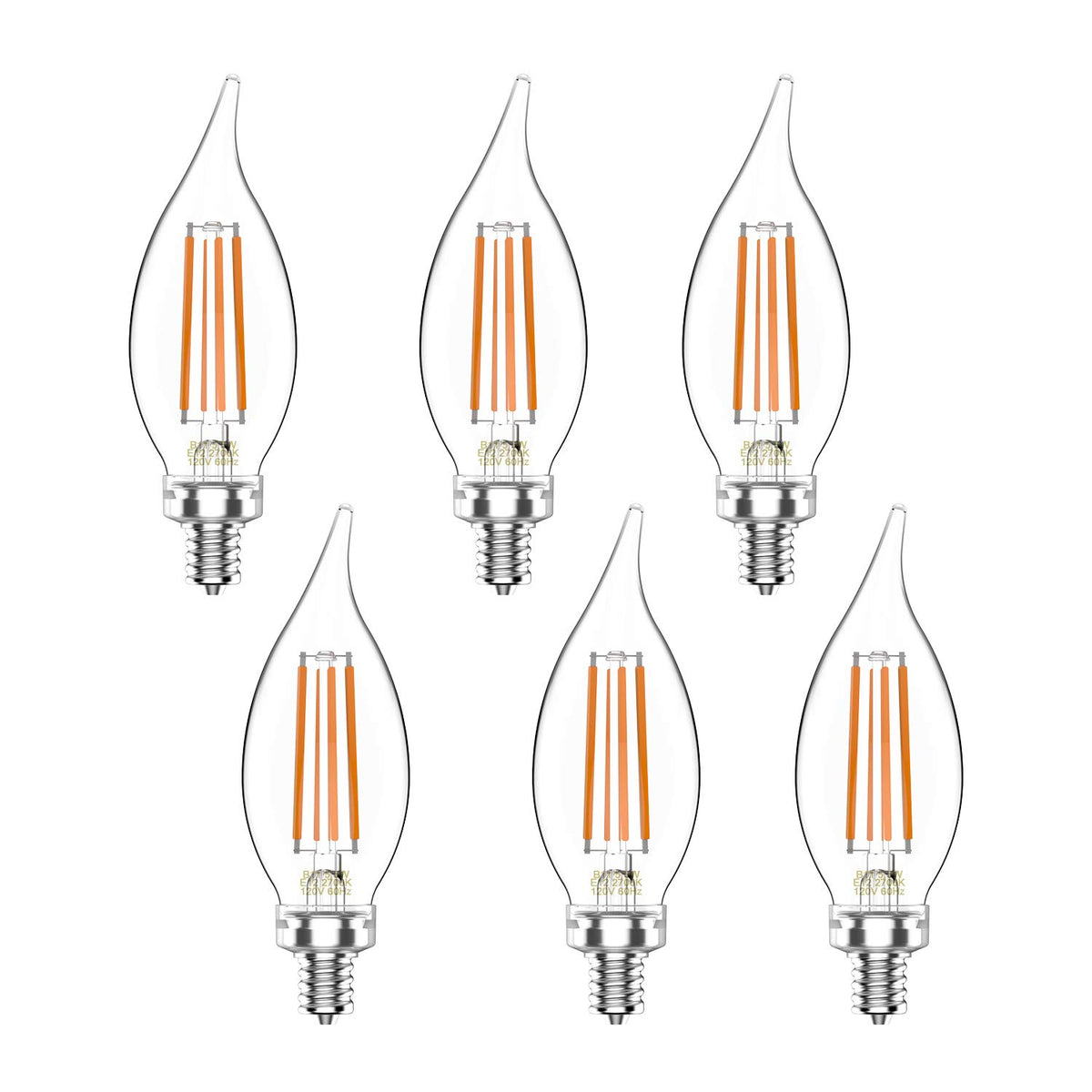 Helloify Vintage Led Edison Bulbs, 5.5W Dimmable, 2700K Soft White, E1 ...