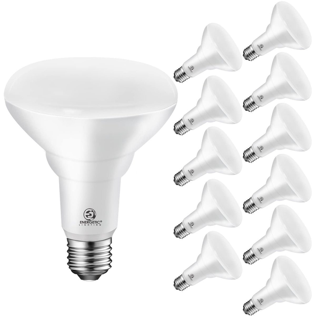 E ENERGETIC LIGHTING BR30 LED Recessed Light Bulb, Dimmable, 900 Lumen ...