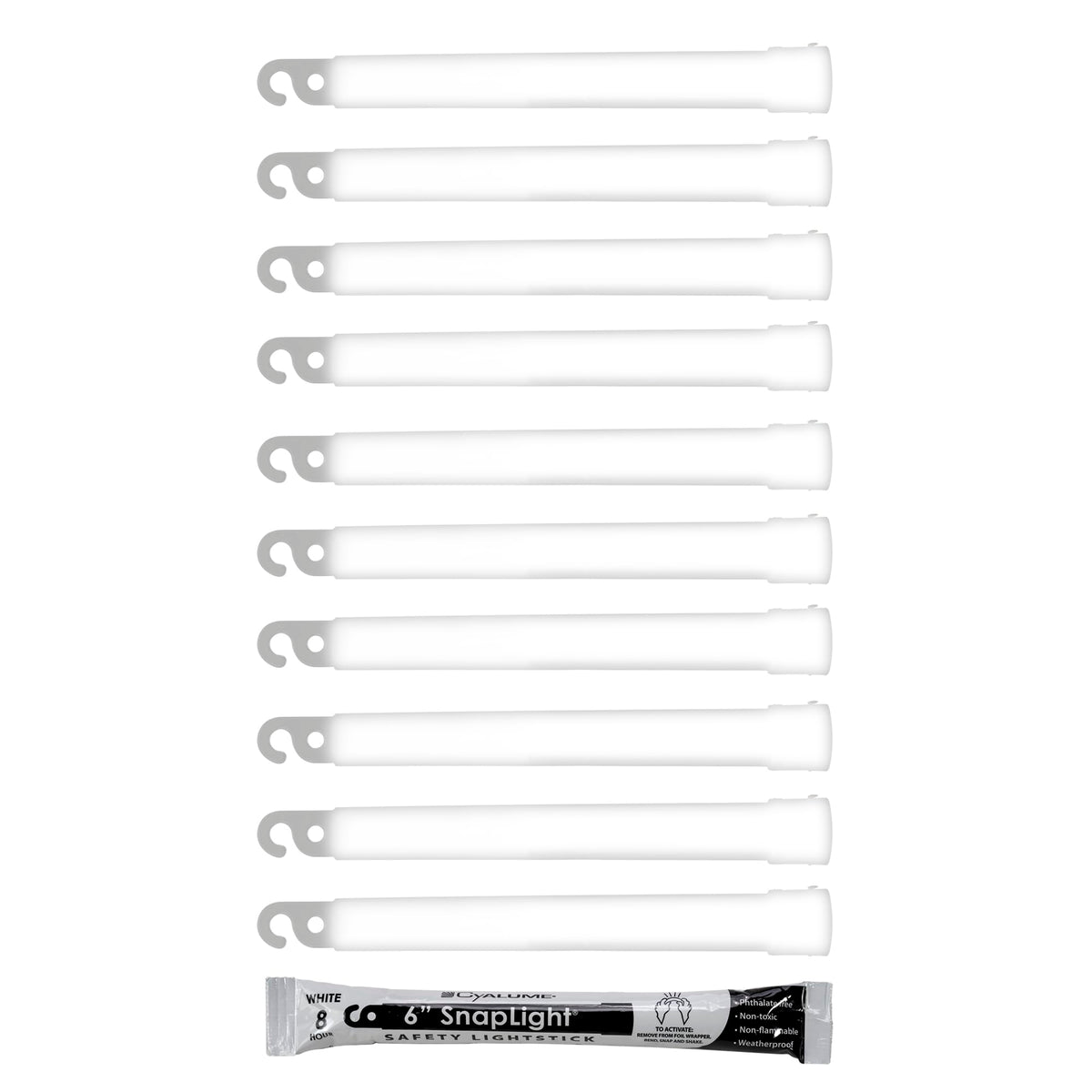Cyalume Glow Sticks - 6” Emergency Flares, 8 Hour Duration, Plastic, 1 ...