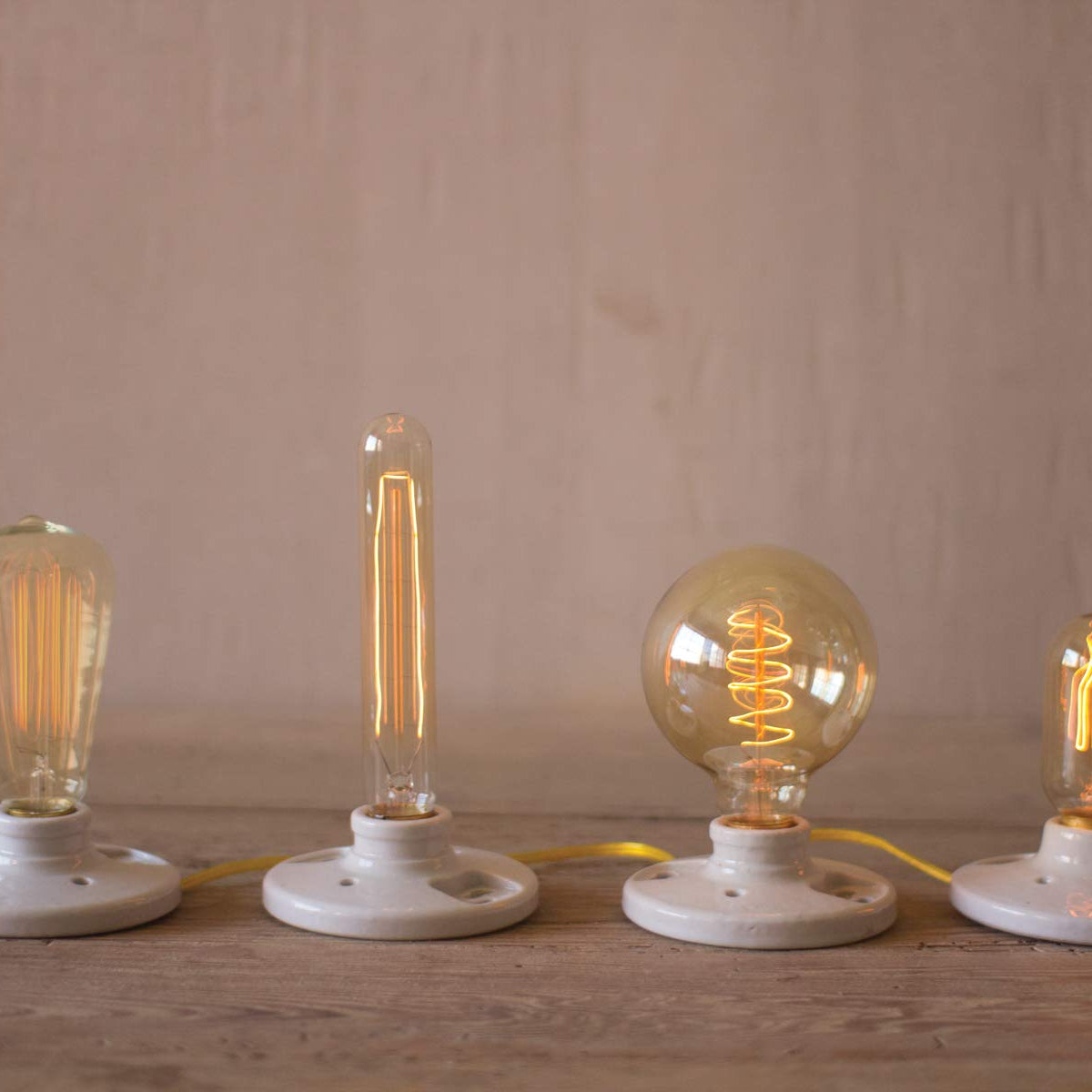 KALALOU Tube Edison Bulb, Clear Glass, One Size, Model CHX1009 ...