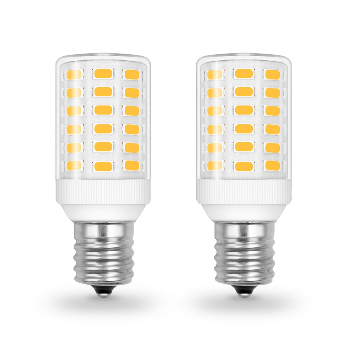 BROLSKUN Freezer LED Light Bulb 6W Soft White E17 Base 2 Pack Waterpro ...