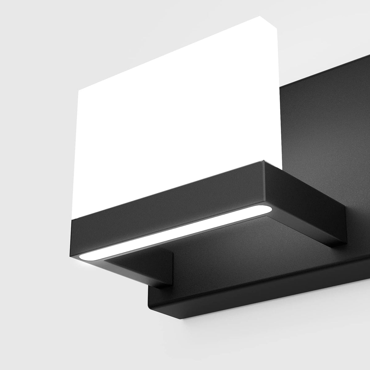 Tipace Black Led Vanity Lighting Fixture Modern 3 Lights Vanity Lights ...