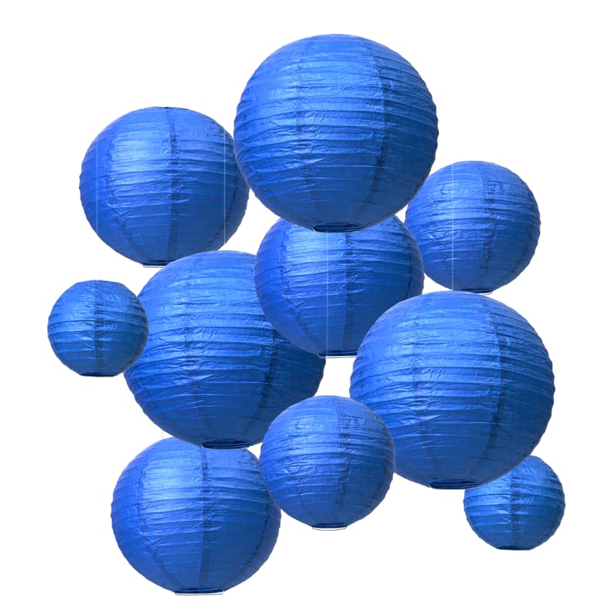 Lihao Blue Paper Lanterns For Graduation Decorations Classroom Graduat ...