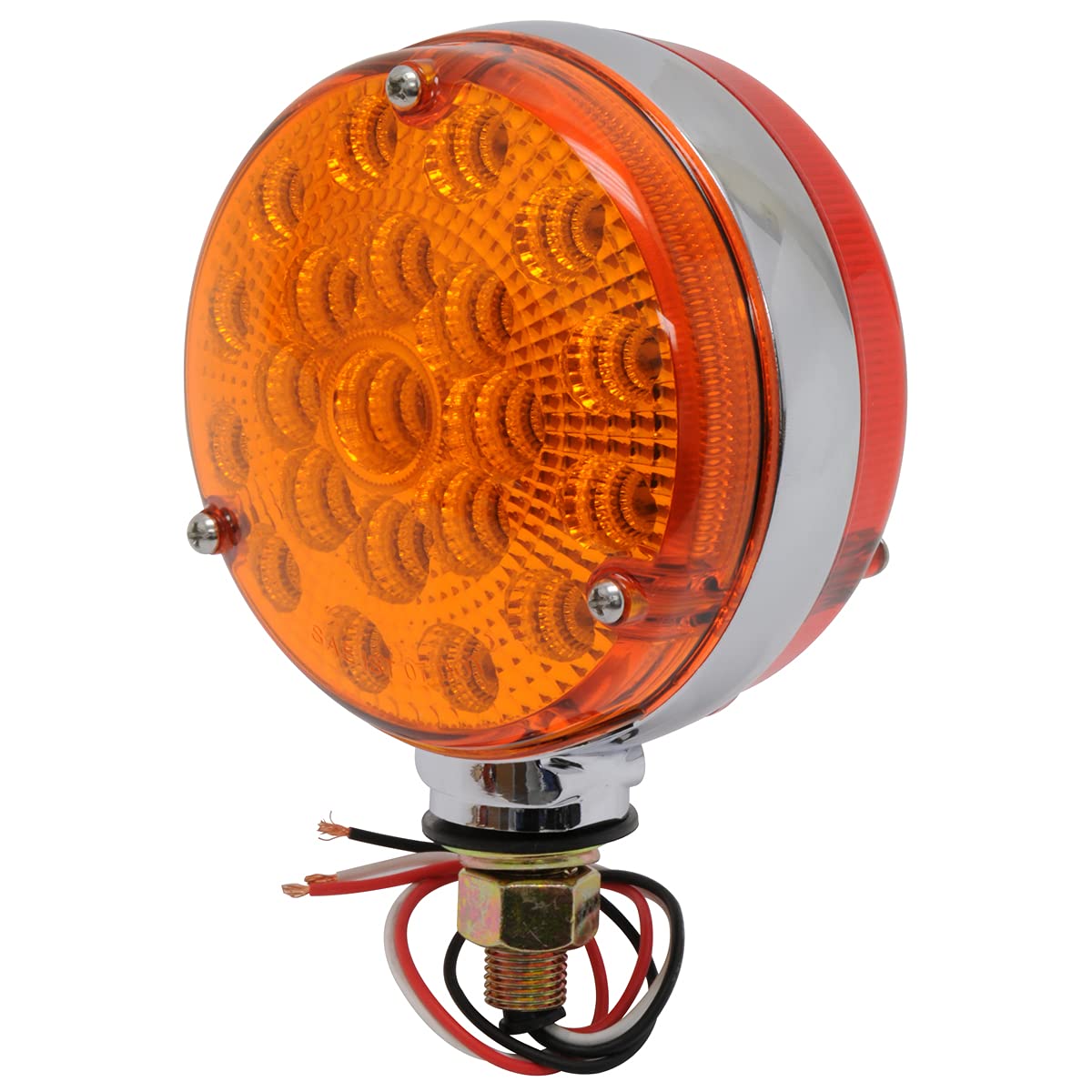 RoadPro LED Double-Face Stop/Turn Light Assembly RP3802/40LC, 4in, Red ...