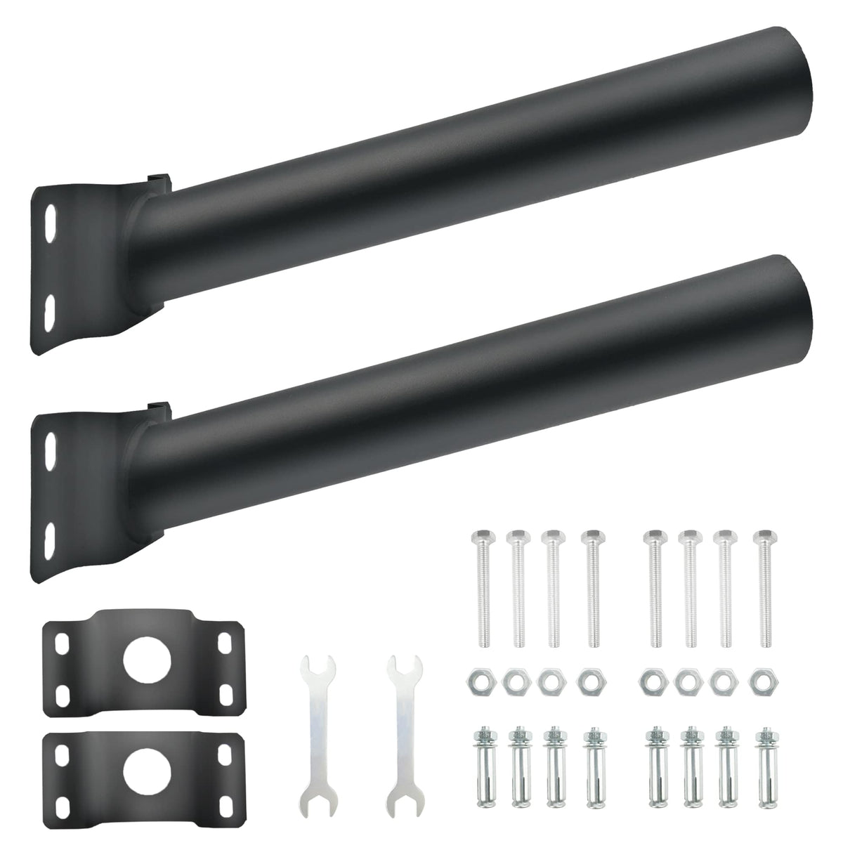 Light Pole Mount,Solar Lighting Mounting Bracket Extension Pole Kit ...