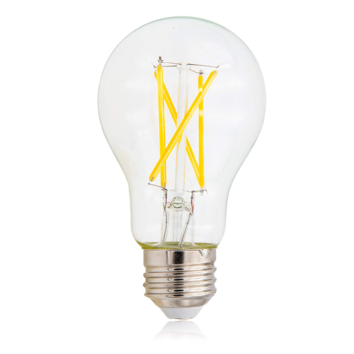 Maxxima A19 LED Filament Light Bulb, 800 Lumens, Dimmable, 7W, 2700K S ...