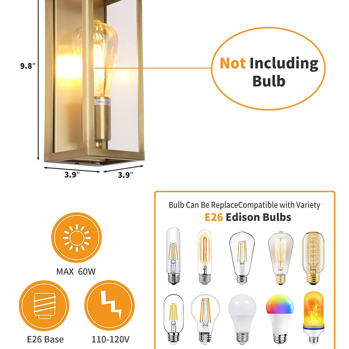 Boca Do Lobo Outdoor Wall Lights, Exterior Waterproof Wall Sconce Ligh ...