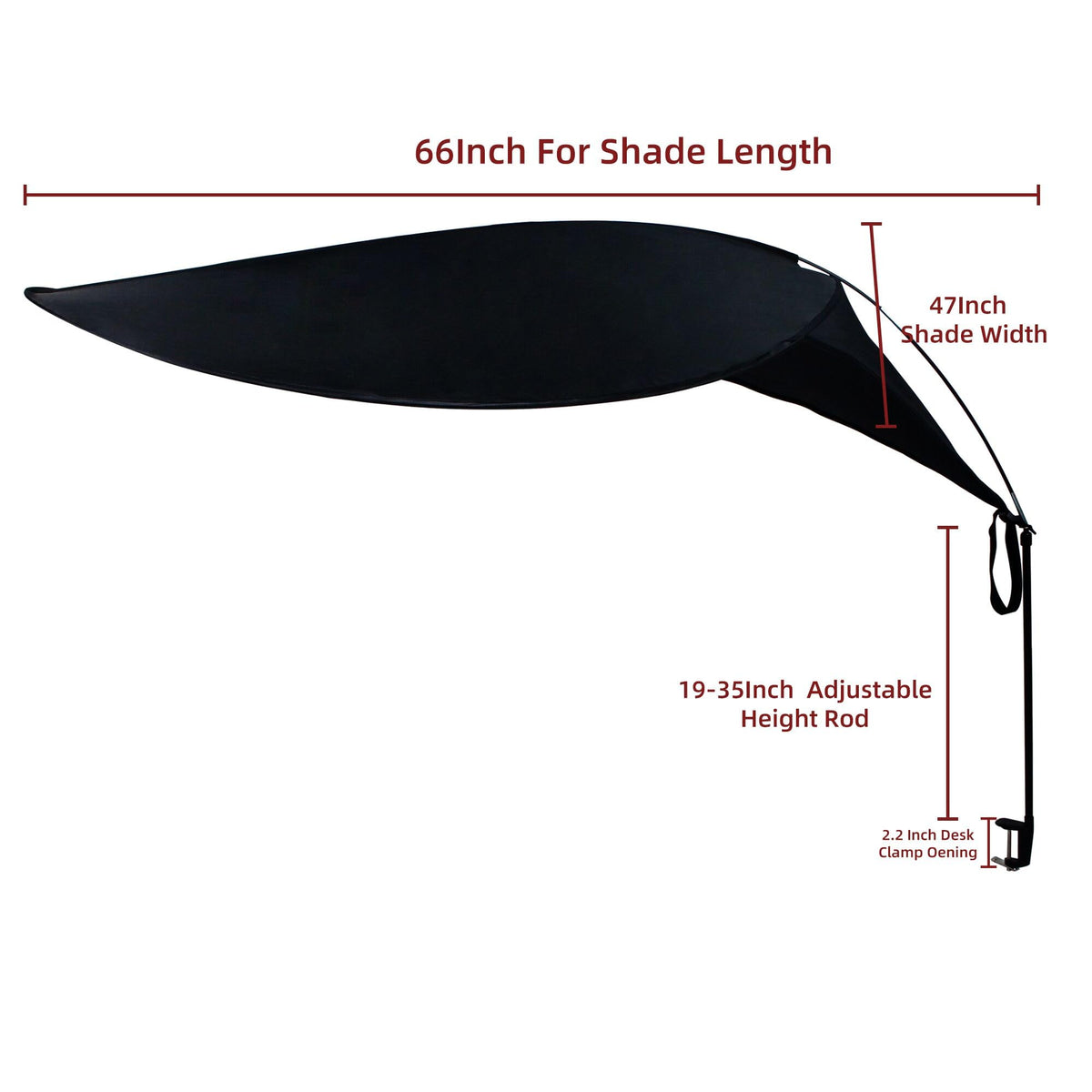 65''Comastbo office cubicle desk shade,designed for light sensitive ...