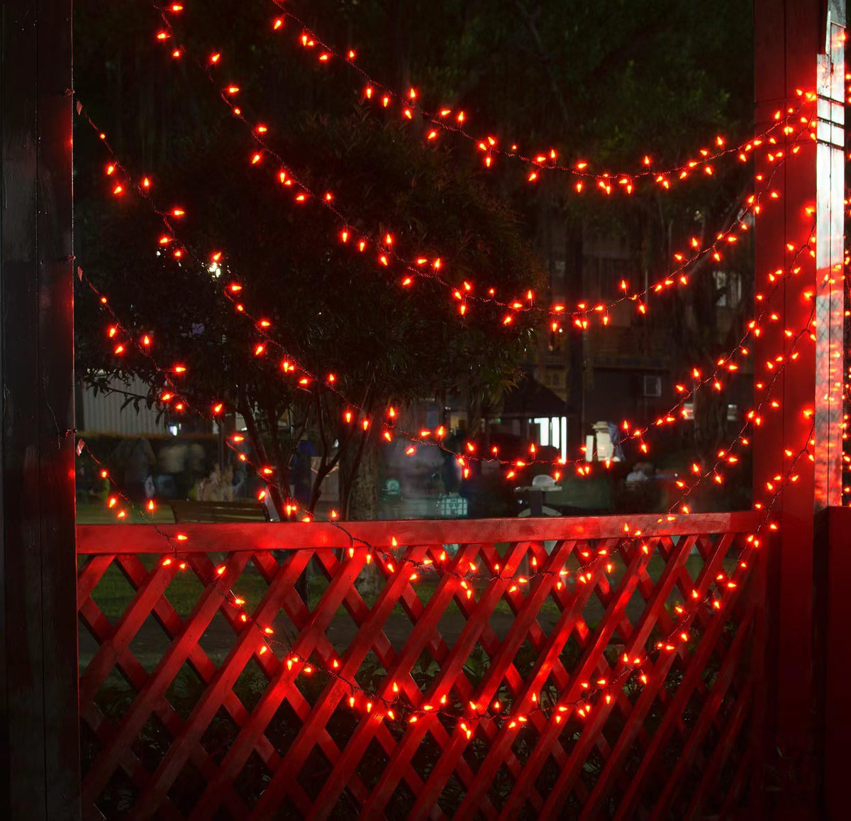 TIGOMOOV 100 Count Orange String Lights Plug in, 21ft Orange Fall ...