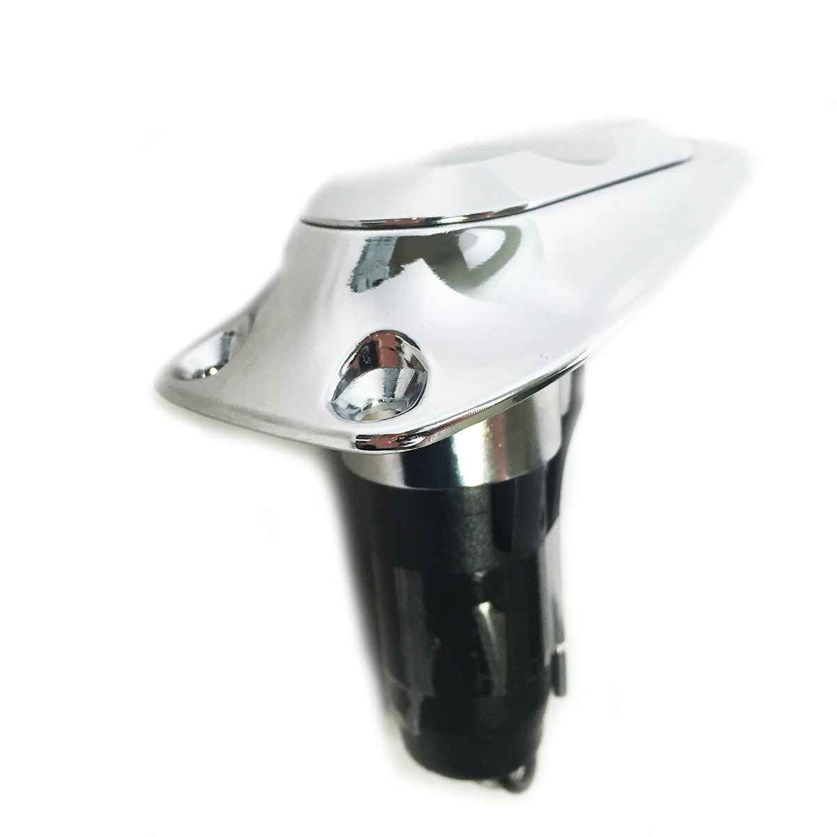 Pactrade Marine Boat 2-Prong Chrome Stern Light Pole Base Sliding ...