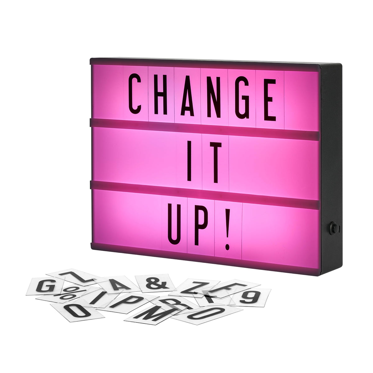 My Cinema Lightbox Cinema Light Box Letter Board - 12x9-Inch Light Up ...