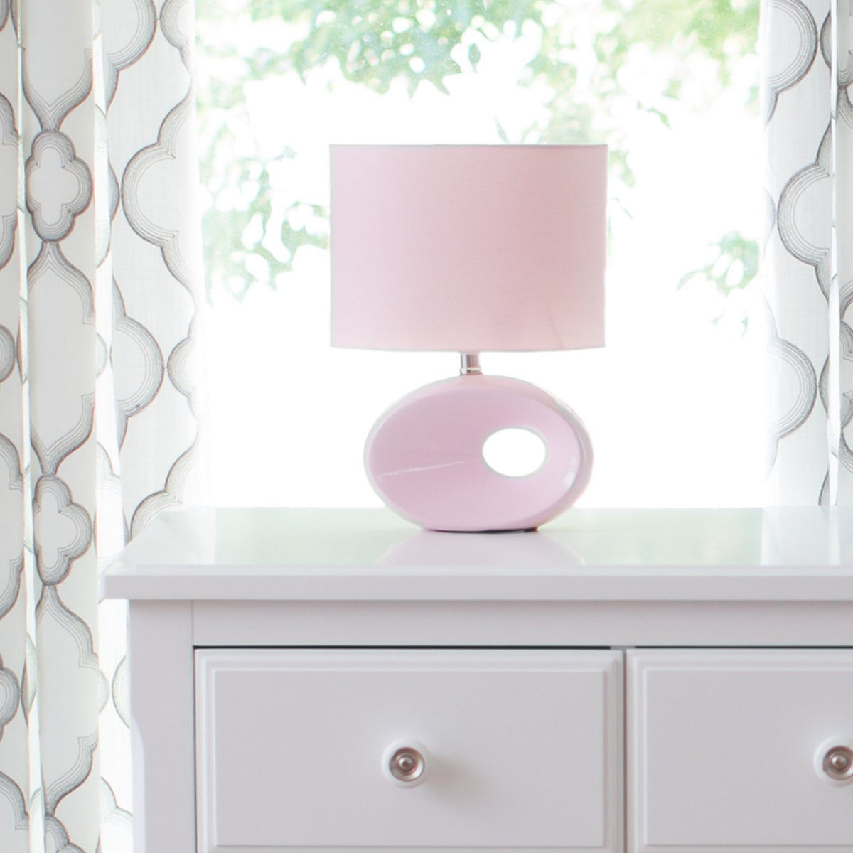 Lite Source Hennessy Table Lamp, Ceramic & Fabric, 5"x9"x12.5", Orange ...