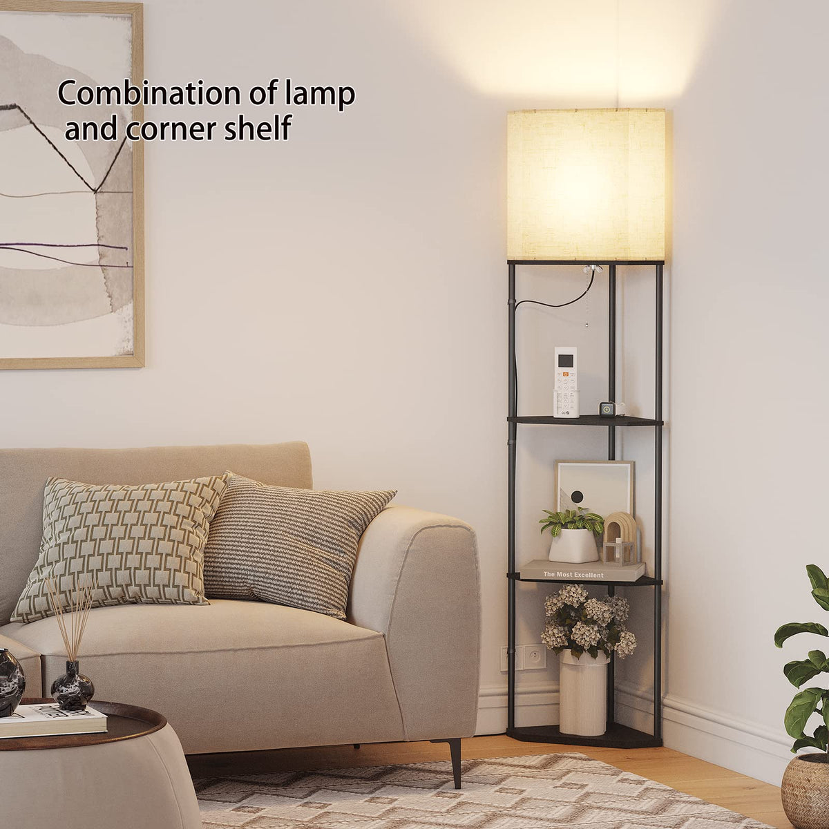 SUNMORY Sector Corner Shelf lamp 3 Color temperatures LED Bulb,Corner ...