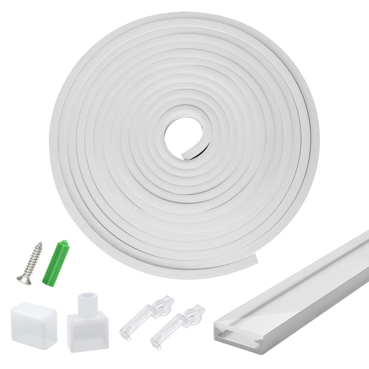 Silicone LED Channel System, NEON Tube for 10mm DIY LED Rope Light ...