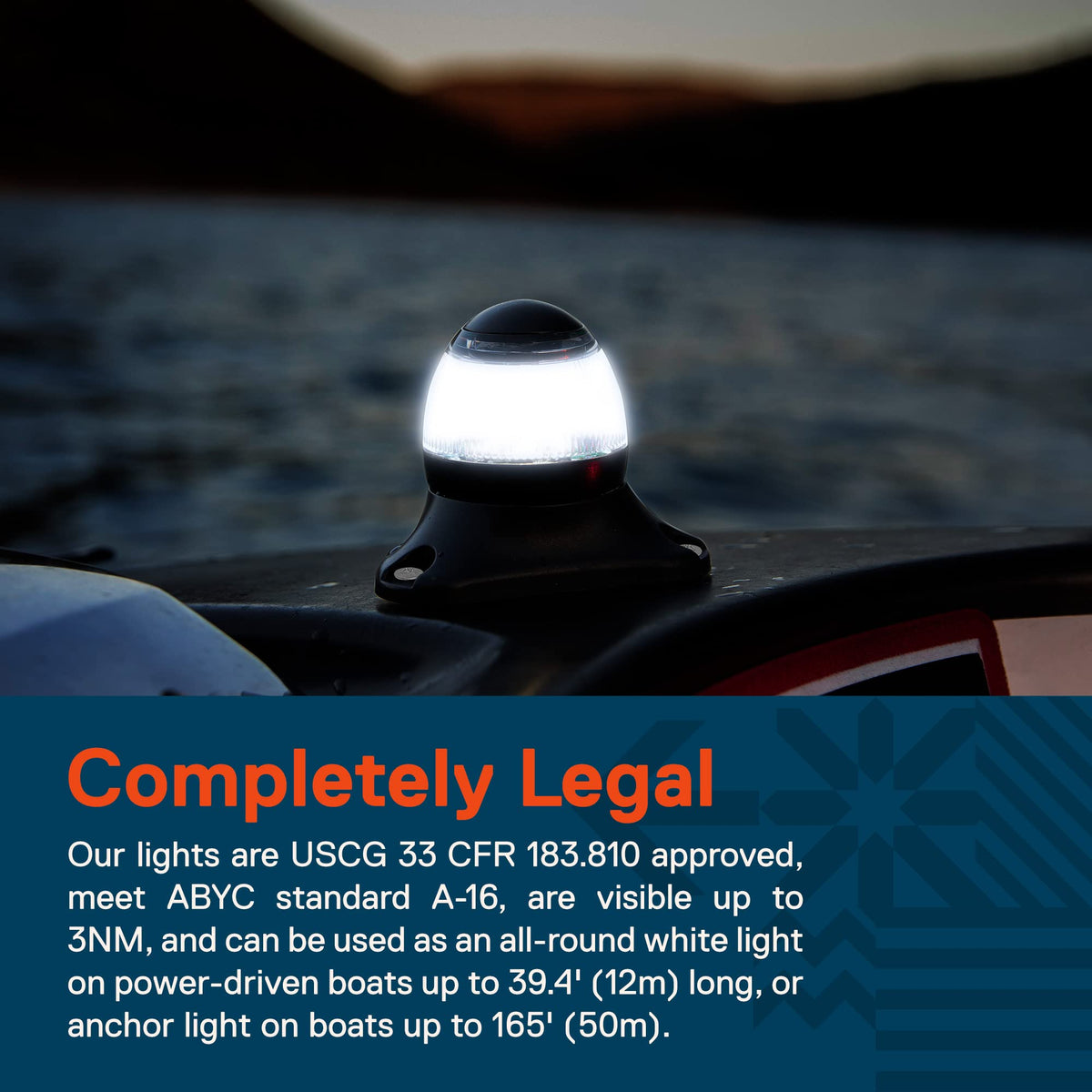 ONLINE LED STORE TRUE MODS 12-24V LED Marine Navigation Anchor Light ...