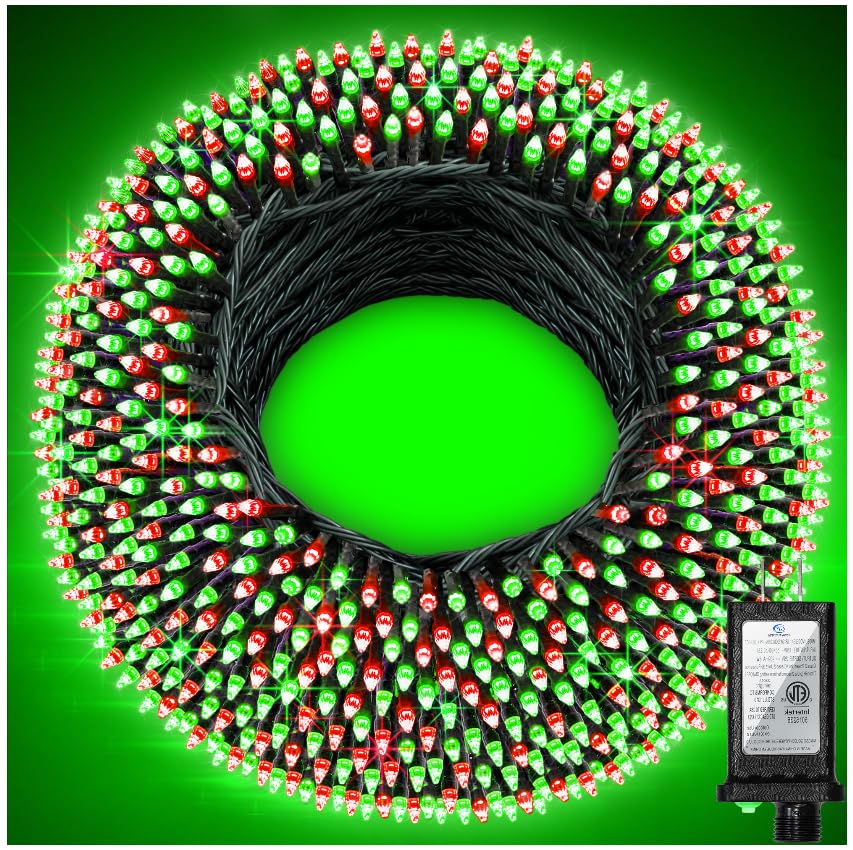 1500 Led 470Ft Christmas String Lights Outdoor 12 Pro Modes And Timer ...