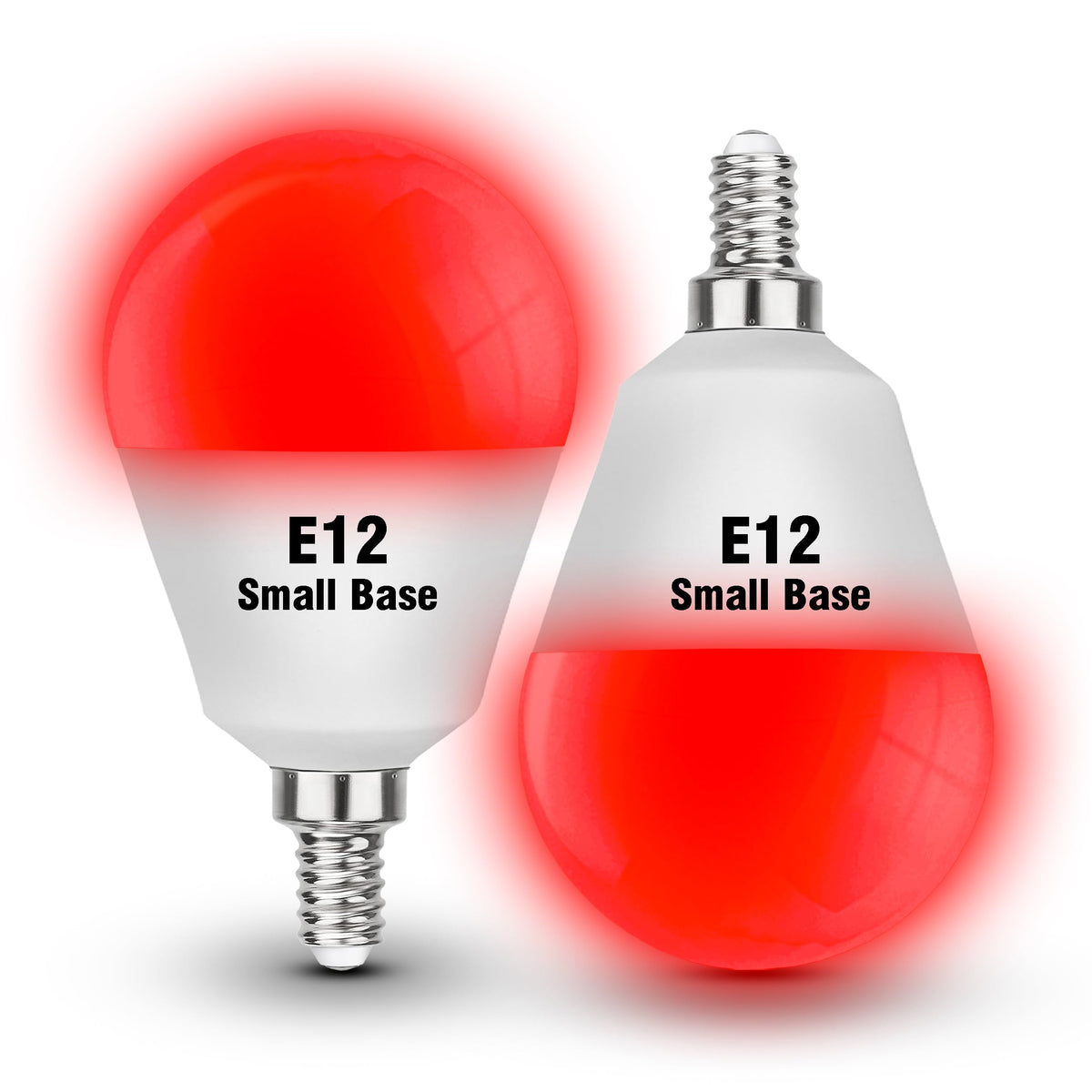 E12 Candelabra Red Light Bulbs for Sleep 25w-40w Equivalent, 625nm Red ...