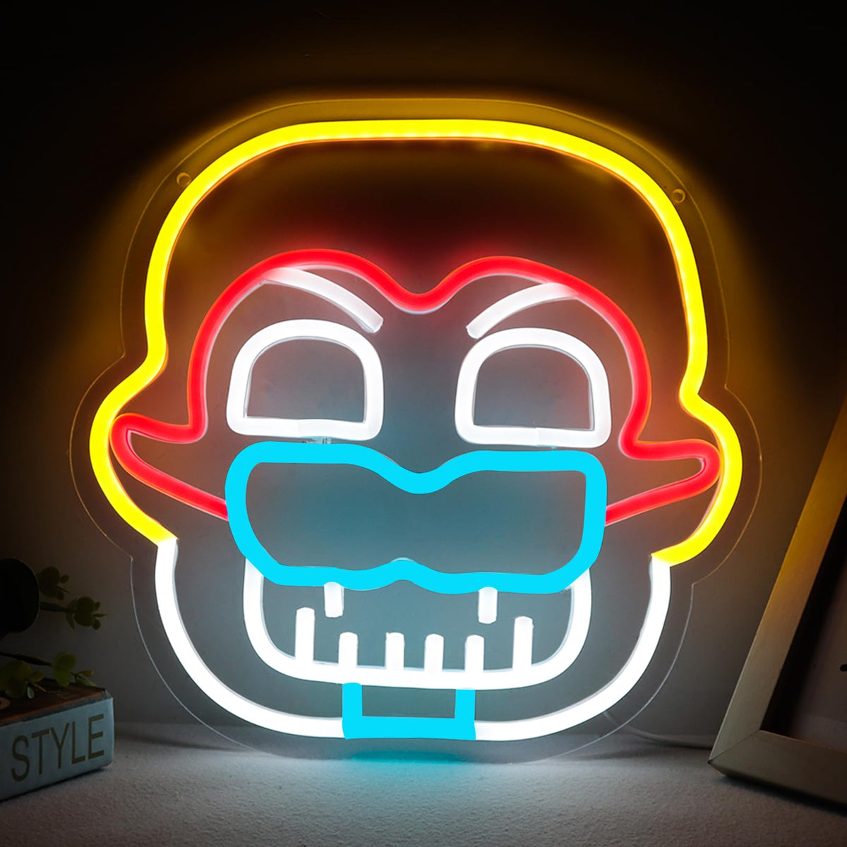 Ahlove Five Nights At FreddyS/Fnaf Glamrock Freddy Neon Signs For Wall ...