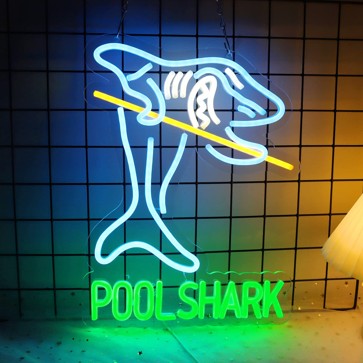 Vinray Pool Shark Billiards Neon Sign for Game Room,Billiards Hall ...