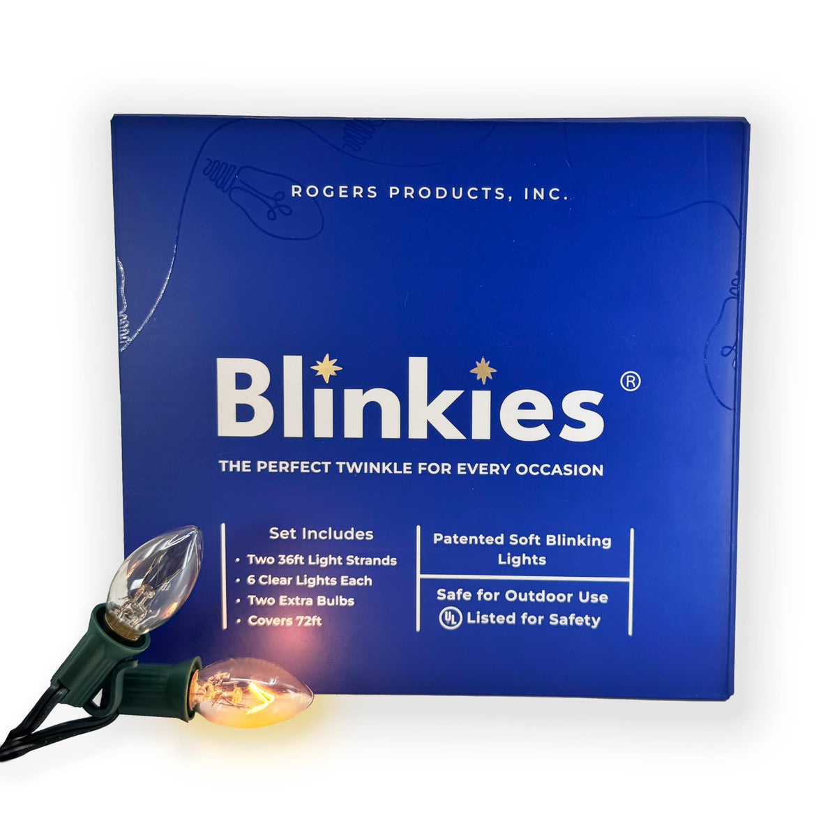 Blinkies - Soft White Blinking Christmas Lights - Non-Programmed and ...