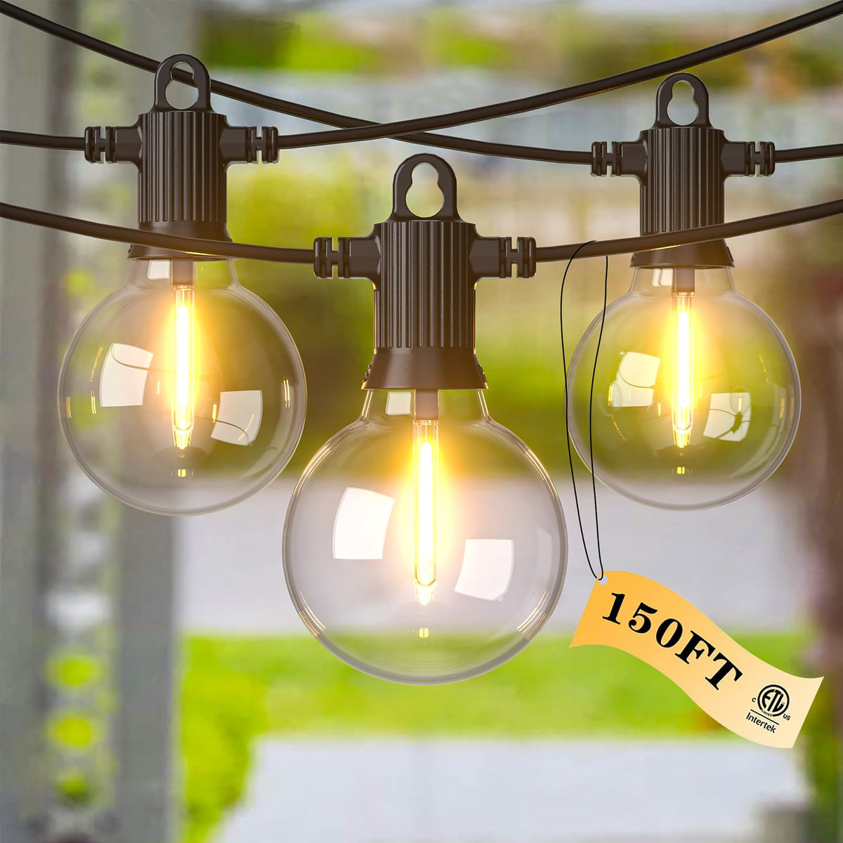 Kawaya String Lights for Outside,150FT LED Outdoor String Lights ...