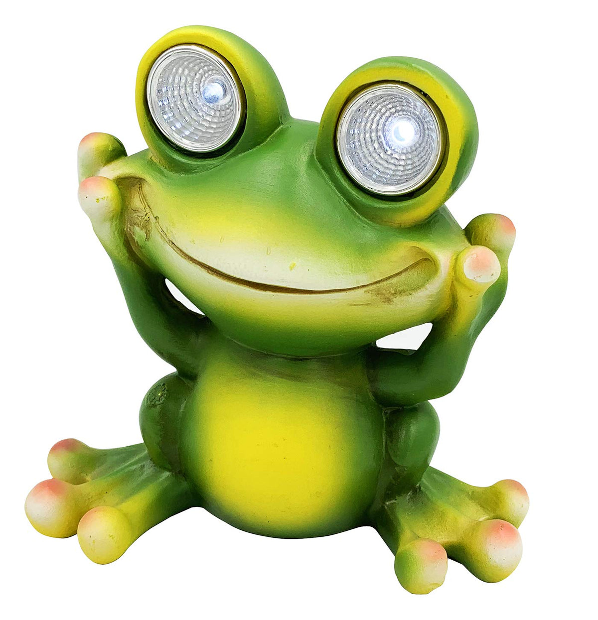 TIBLEN Solar Powered Frog LED Garden Light Decor - Green - Model 9F318 ...