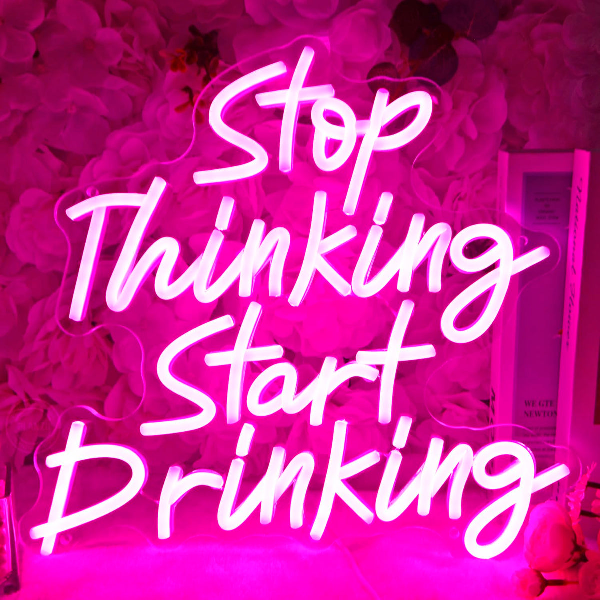 Planzo Neon Sign Wall Decor - LED Light for Home Bar, Bistro, Garage ...