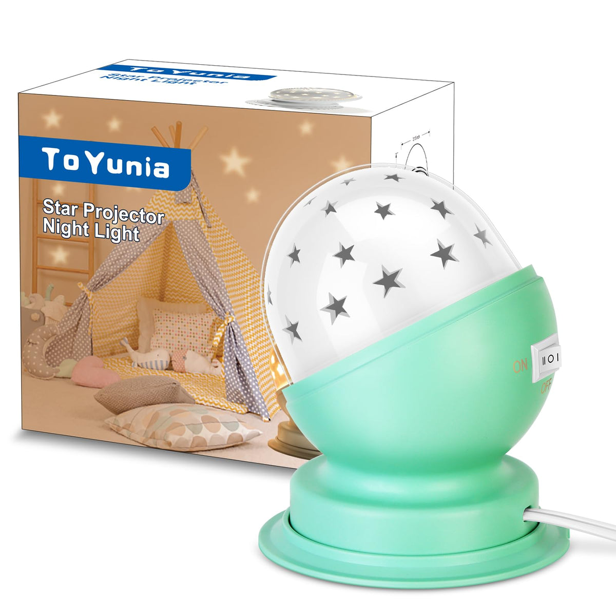 Toyunia Star Night Light for Kids Star Night Light for Kids Bedroom ...